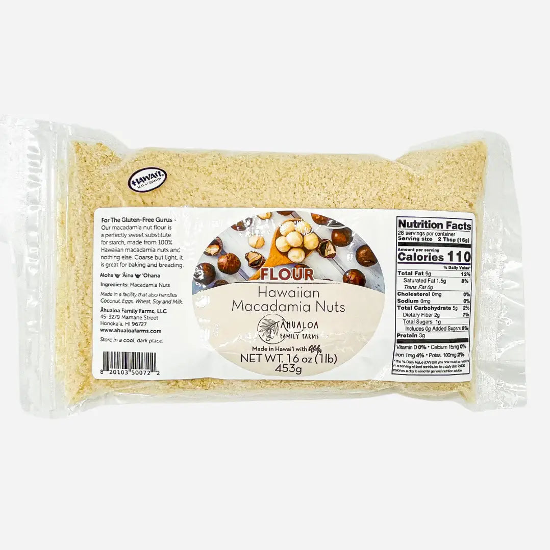 Hawaiian Macadamia Nut Flour | Ahualoa Family Farms