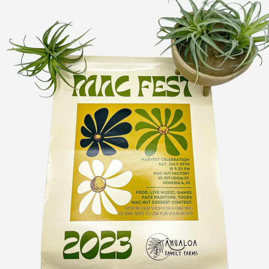 MacFest 2023 Limited Edition Poster | Ahualoa Family Farms