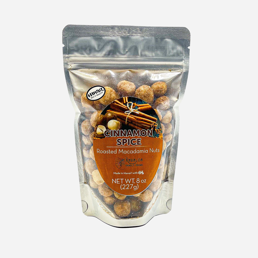 Cinnamon Spice Macadamia Nuts (Limited Release) | Ahualoa Family Farms